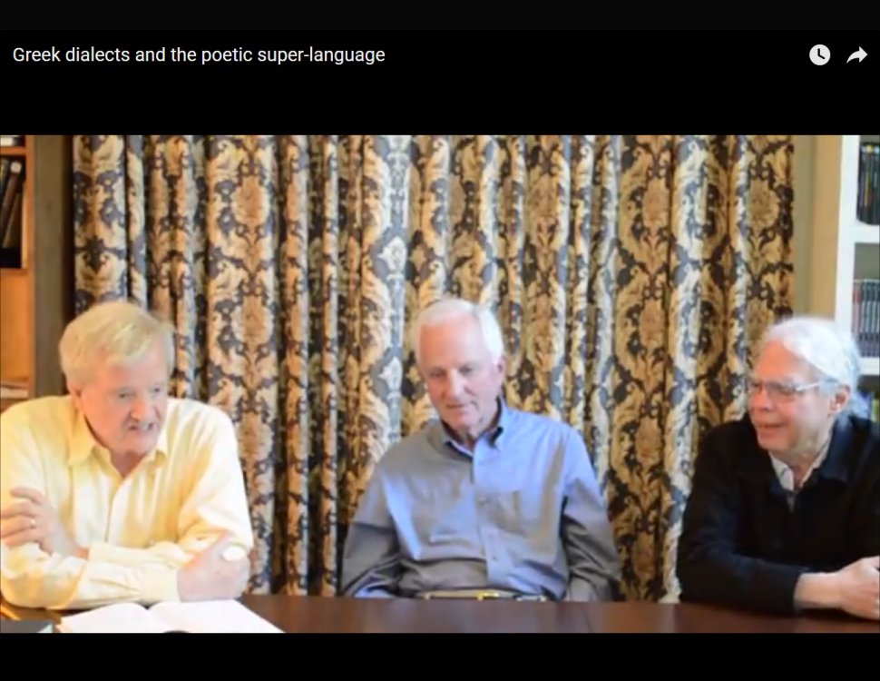 Greek dialects and the poetic super-language - Kosmos Society
