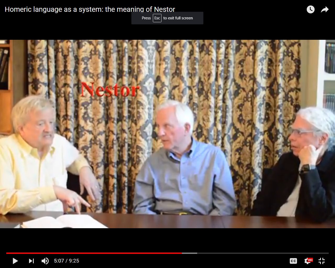 Homeric language as a system: the meaning of Nestor - Kosmos Society